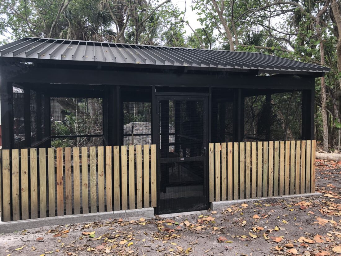 CROW finishes building four new rehab enclosures - SANIBEL-CAPTIVA ...
